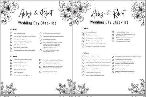 Wedding Planner Printable & Custom - Modern - Etsy