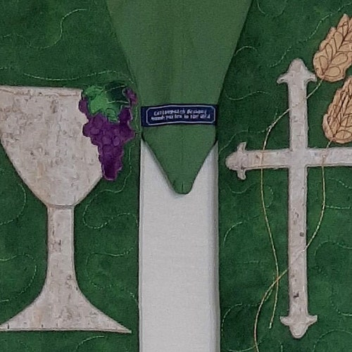 Green Pieced Stole Ordinary Time Liturgical Stole - Etsy