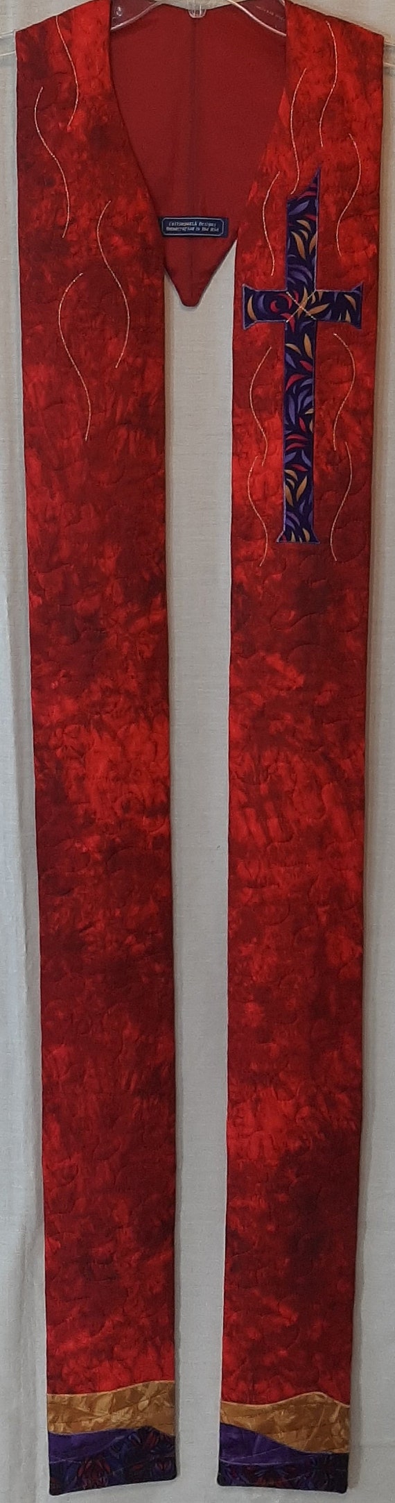 Basic Red Festival Stole | Etsy