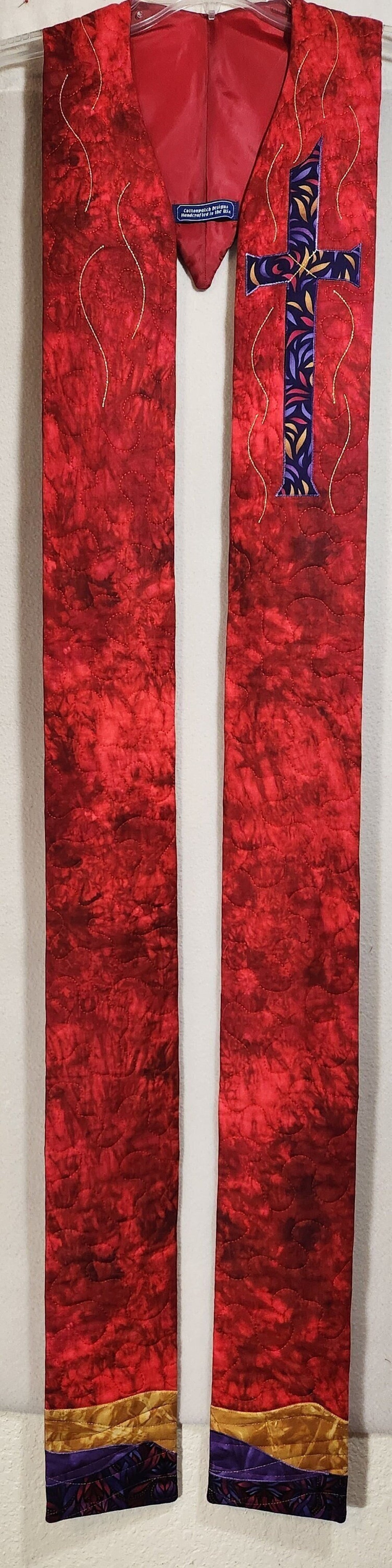 Basic Red Festival Stole - Etsy