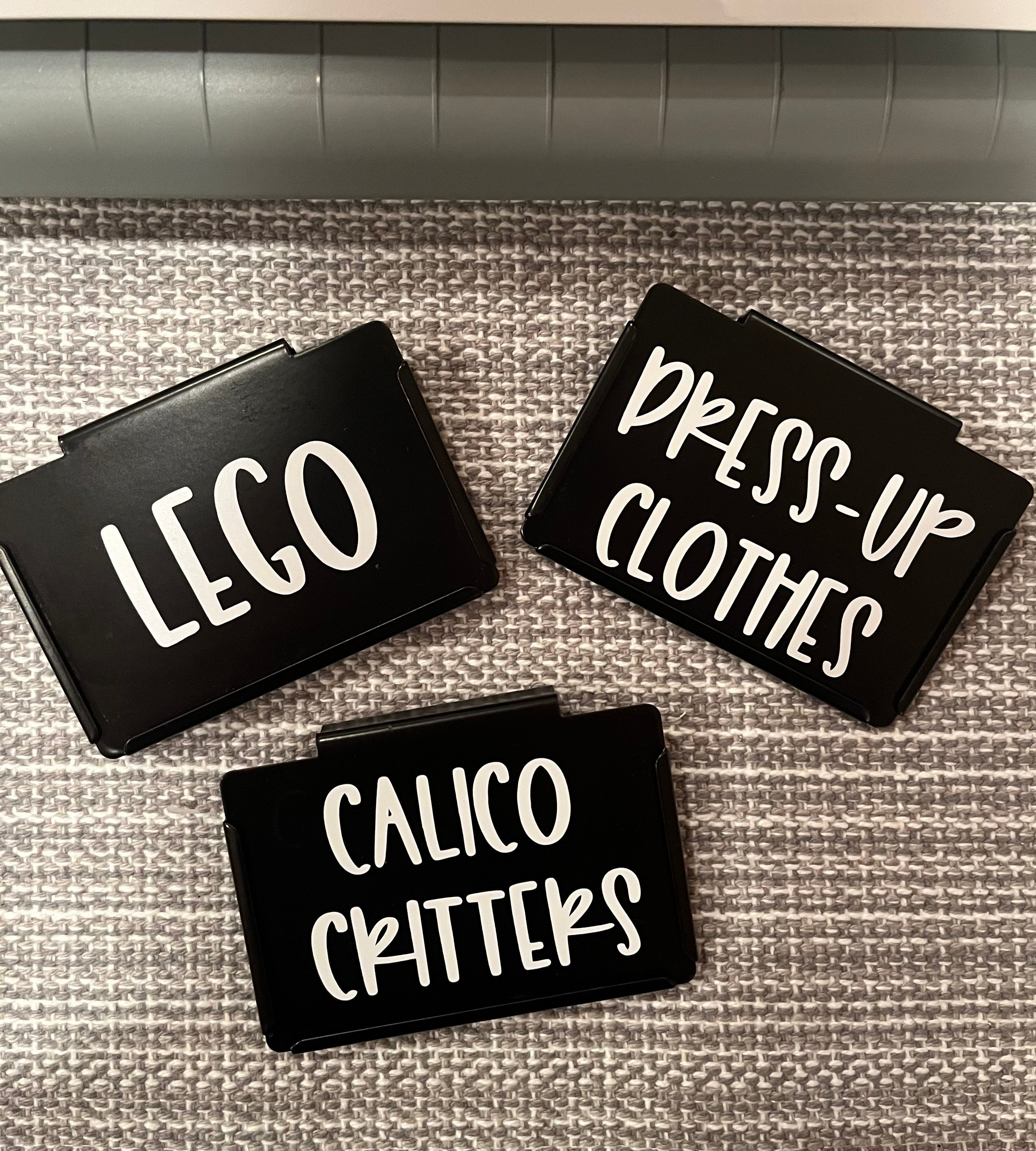 Basket Labels Bin Clip Labels Bin Clips Basket Bin Clips - Etsy