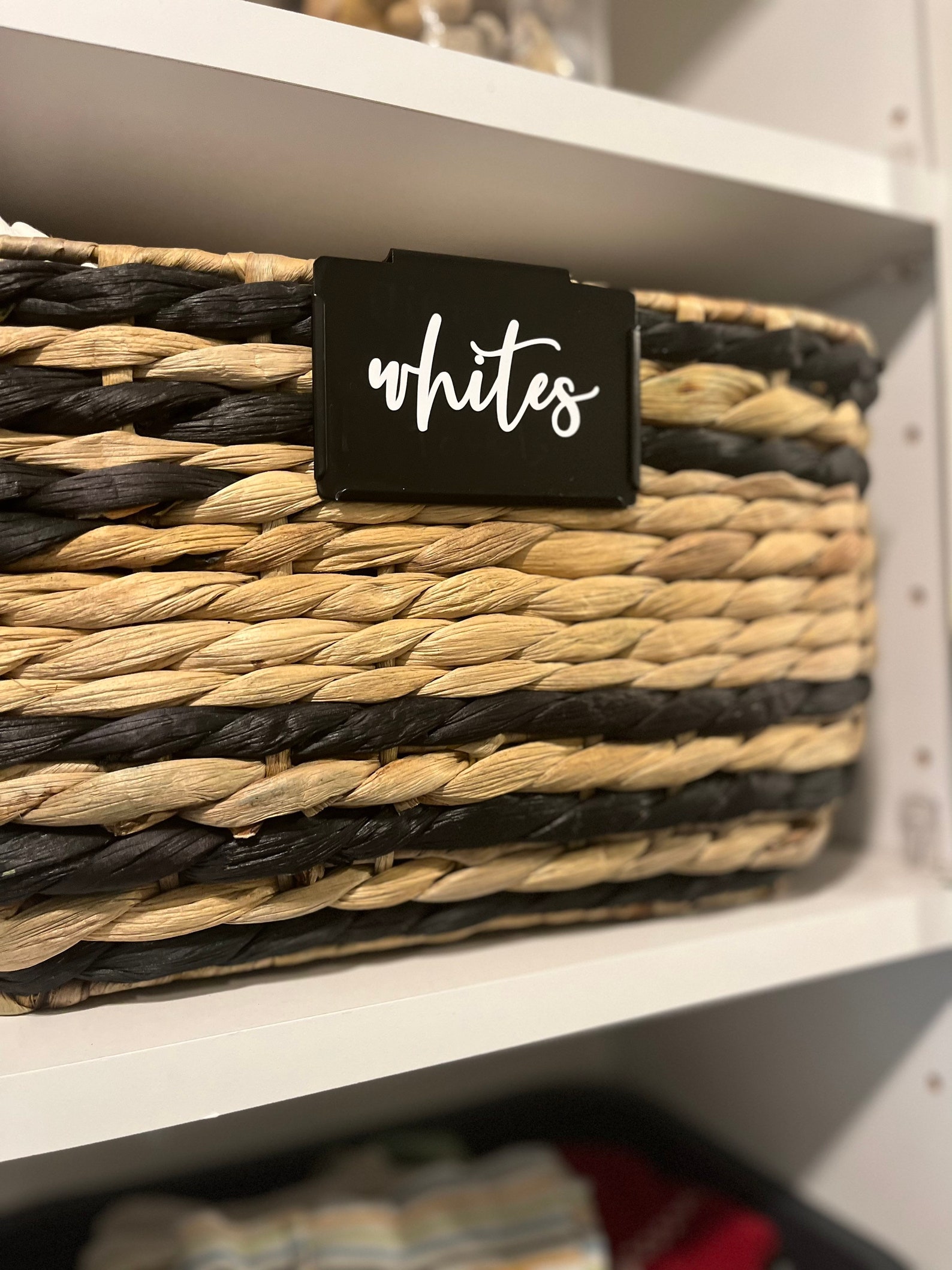 Basket Labels Bin Clip Labels Bin Clips Basket Bin Clips - Etsy