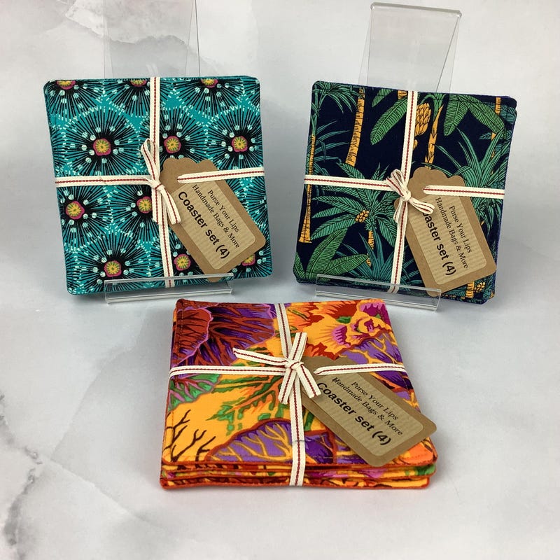Cloth Coasters - Etsy