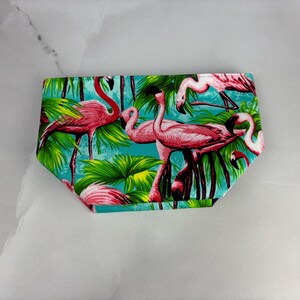 Flamingos Fabric Basket, Tropical Storage Bin, Handmade - Etsy