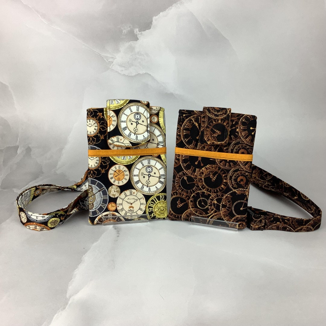 Clocks Phone Case, Detachable Neck Strap, Options, Handmade - Etsy