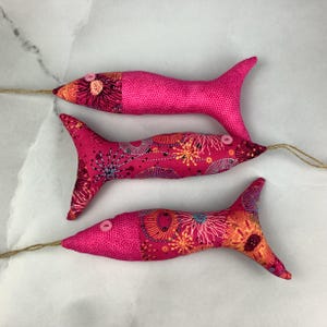 Jellyfish Hanging Fish, Set of 3, Handmade - Etsy