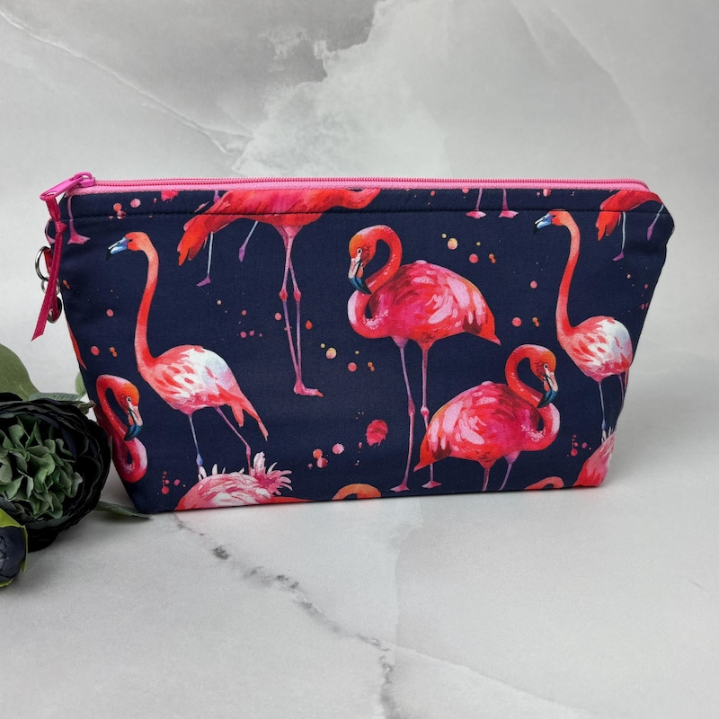 Flamingo Makeup Bag - Etsy