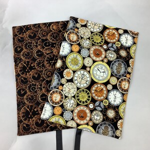 Steampunk Jewellery Roll, Clocks Jewelry Storage, 2 Options, Handmade ...