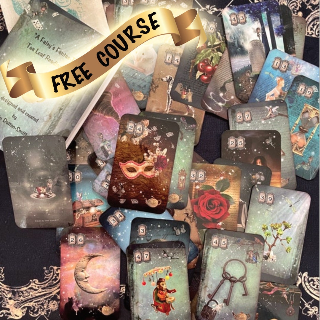 Tea Leaf Reading Oracle Cards, Symbol Divination Deck + Online Course ...