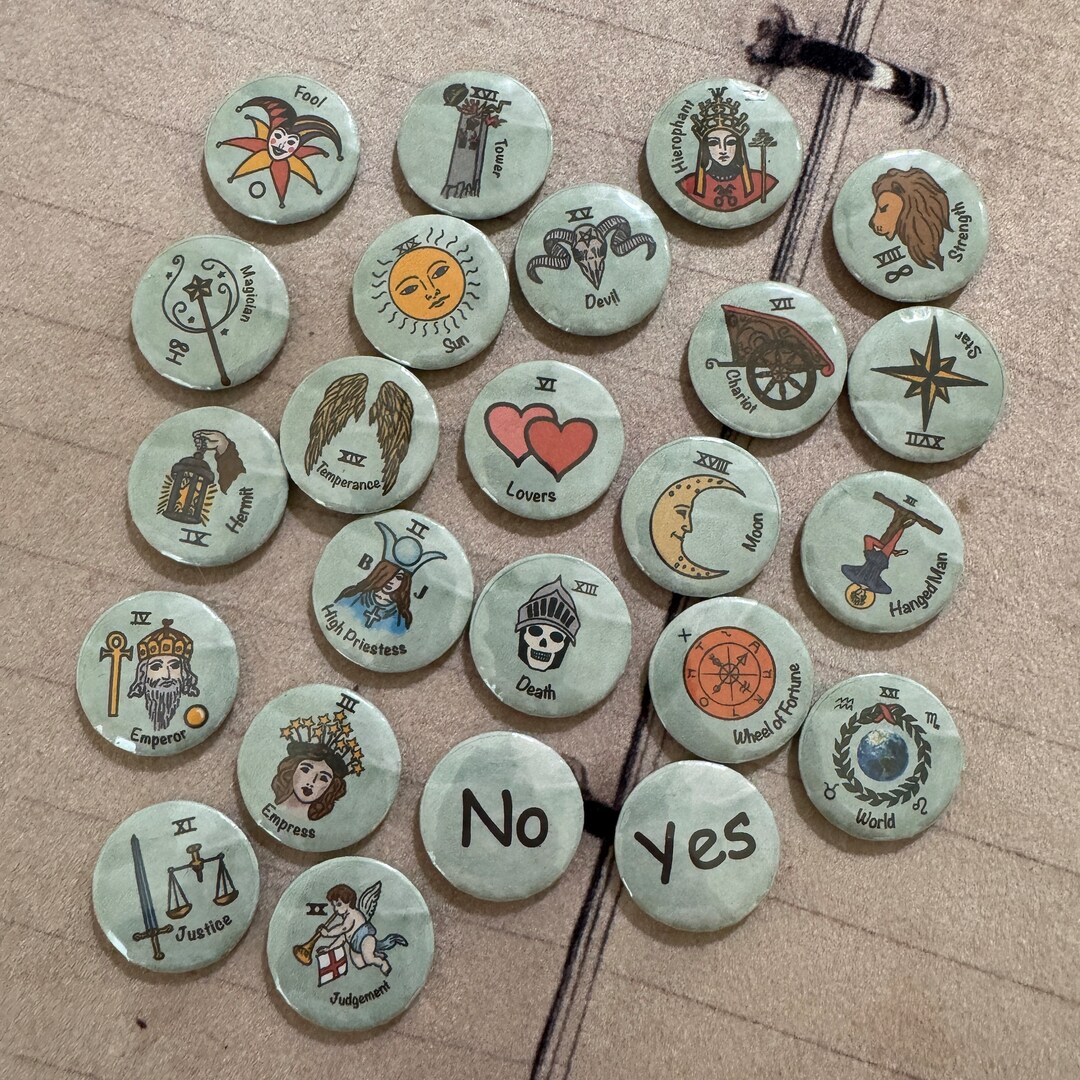 Tarot Buttons Charm Casting. 22 Major Arcana. Includes 10 Free Pdf ...