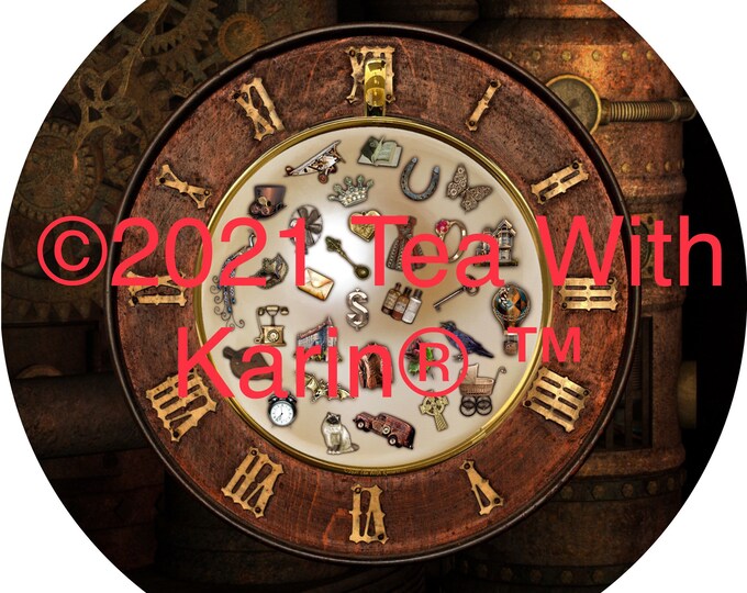 Tea Leaf Reading Cards by Tea With Karin by TeaWithKarin on Etsy