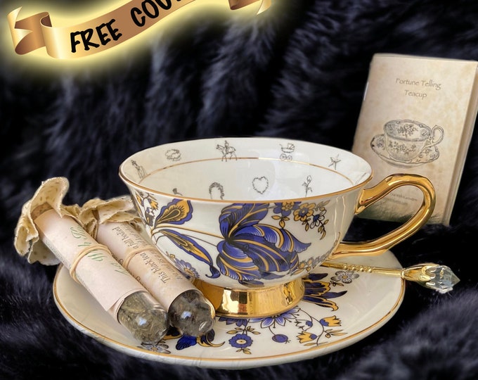 Bavarian Flower Tea Leaf Reading Kit. FREE Course in How to Read Tea ...
