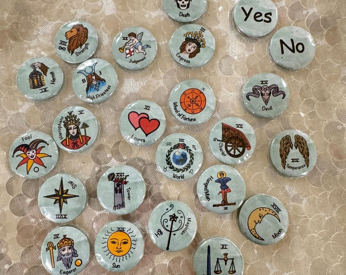 Tarot Buttons Charm Casting. 22 Major Arcana. Includes 10 Free Pdf ...