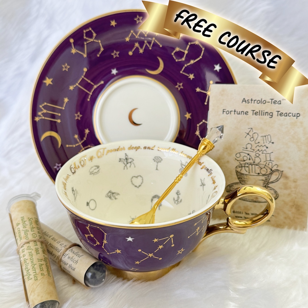Purple Gold. Learn Tea Leaf Reading, Original Lenormand Teacup ...