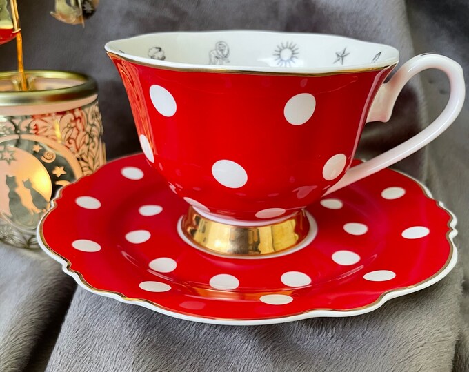 Tea Leaf Reading Cards by Tea With Karin by TeaWithKarin on Etsy