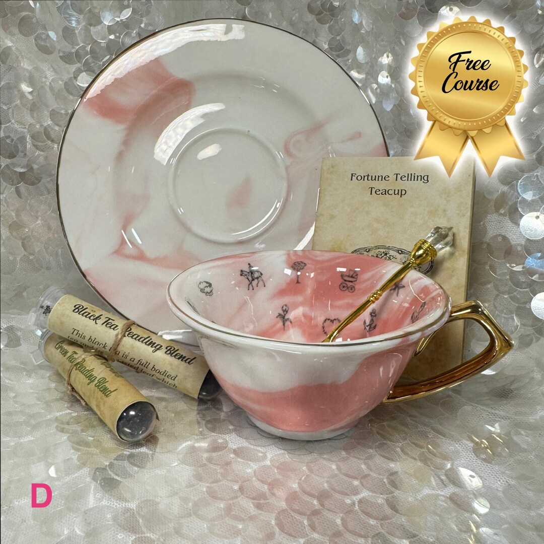 Heart Shaped Fortune Telling Teacup. High Quality. Divination Tea Cup ...