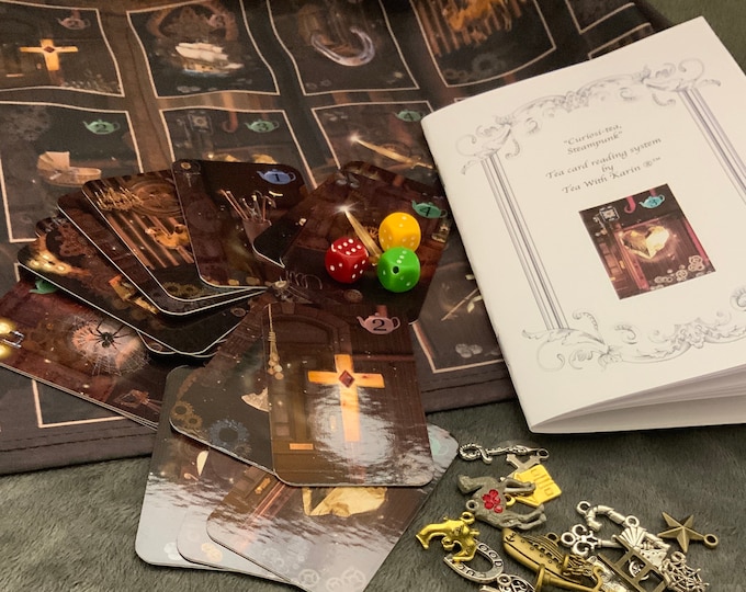 Tea Leaf Reading Cards by Tea With Karin by TeaWithKarin on Etsy