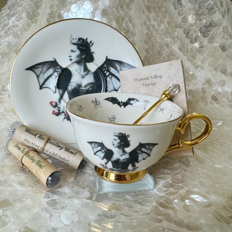 Goth Tea Set - Etsy