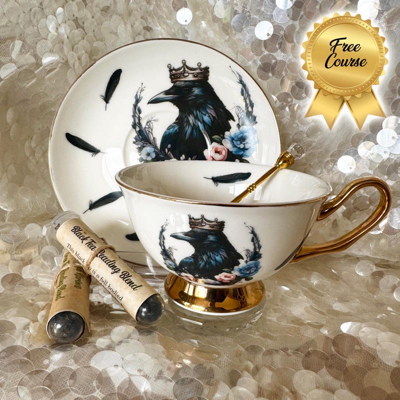 Raven Tea Set - Etsy