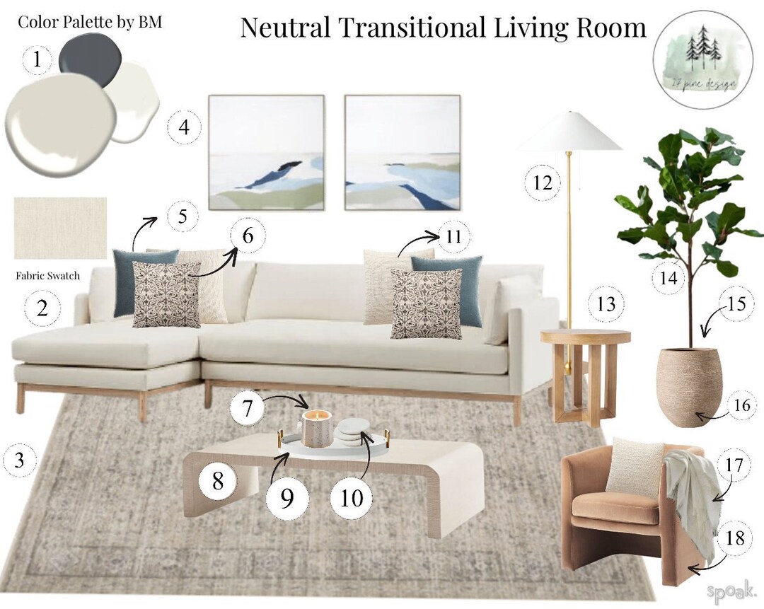 Neutral Transitional | Mcgee Inspired Mood Board and Product Links ...