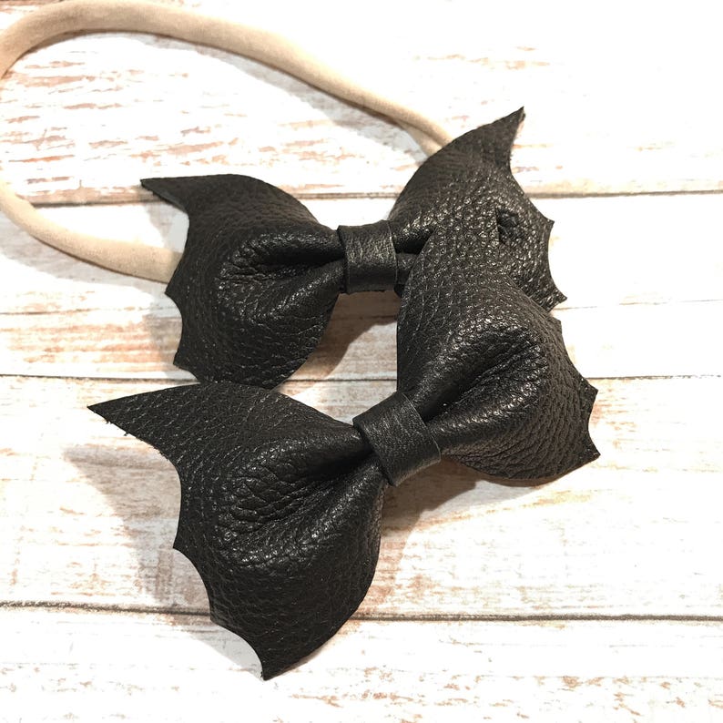 Bat Wing Bow Small & Large Sizes Halloween Bow Fall Bow - Etsy
