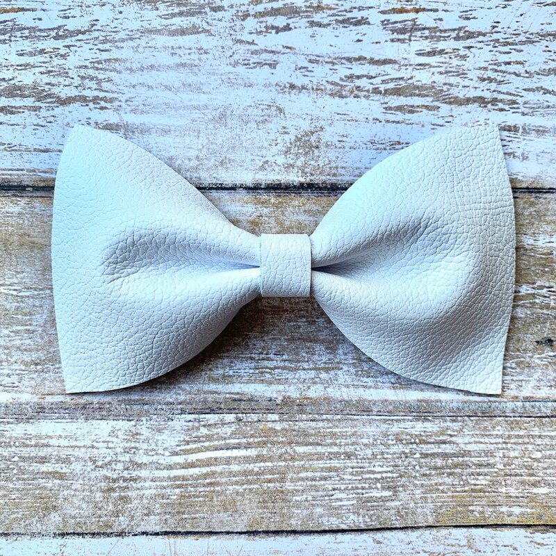 Leather Bow - Etsy