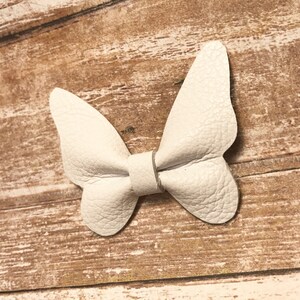 Butterfly Leather Bows, Butterfly Hair Bows, Baby Bows, Toddler Bows ...