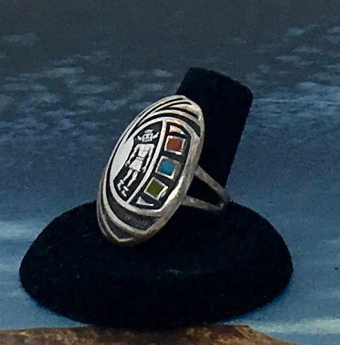 Hopi Native American Silver Dome Shaped Ring - Etsy