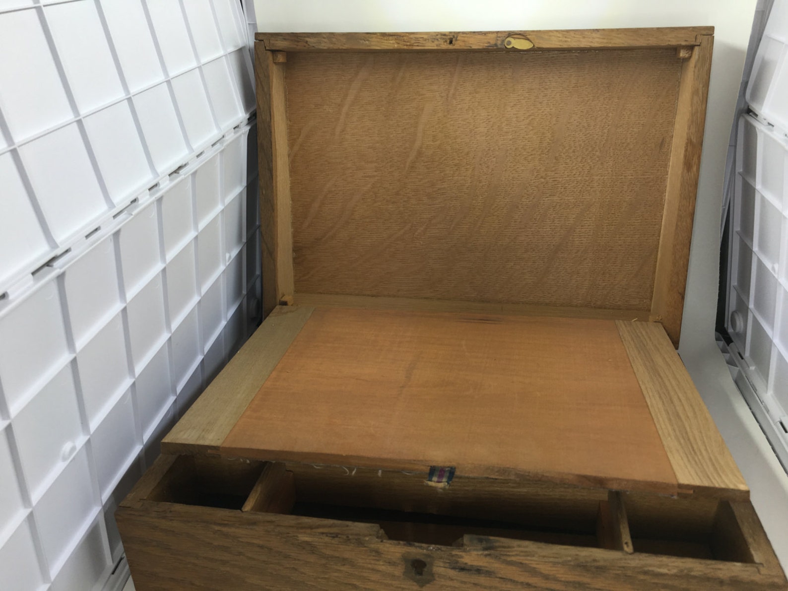 Antique Oak Lap Desk Beaded - Etsy