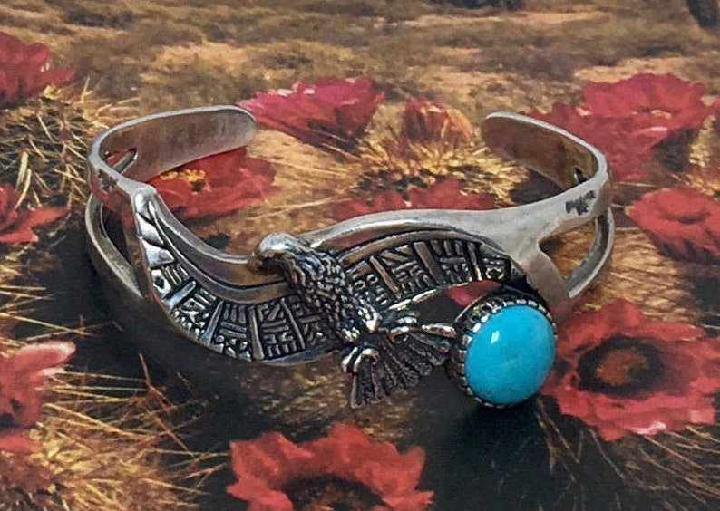 Santo Domingo Silver Bracelet by Roderick Tenorio - Etsy