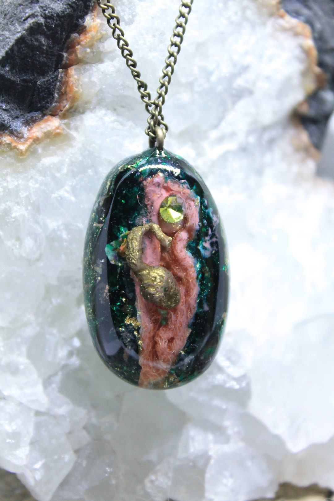 Yoni Pendant SPERM & EGG Labia Jewelry Vulva Necklace Feminine Divine ...