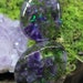 Teardrop Amethyst Plugs Drop Shaped Plug Double Flare Moss - Etsy
