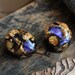 Teardrop Purple Plugs Drop Shaped Plug Gold Gauges Wedding - Etsy