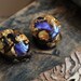 Teardrop Purple Plugs Drop Shaped Plug Gold Gauges Wedding - Etsy