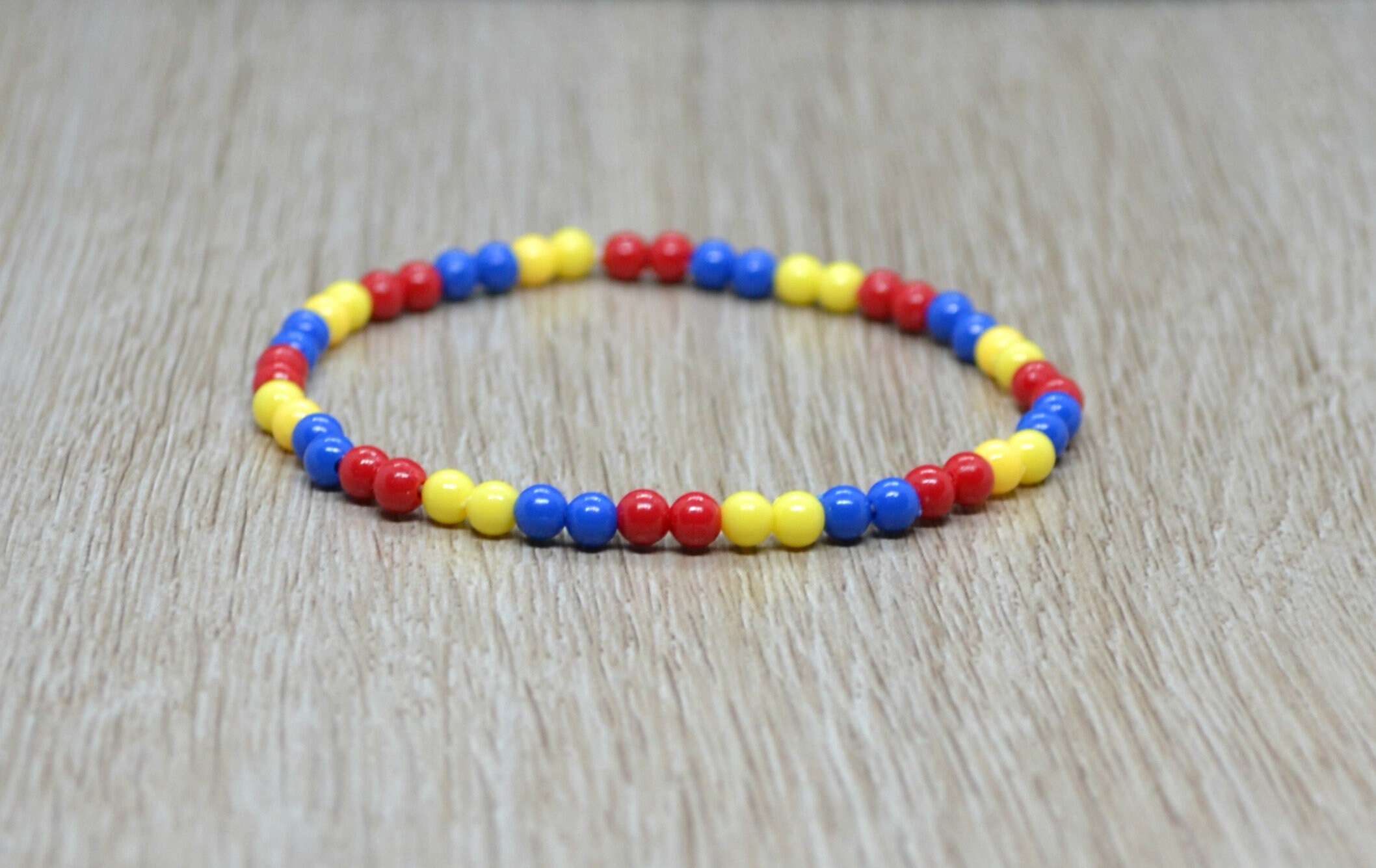 Flag bead bracelet elastic beaded bracelet ecuador bracelet - Etsy France