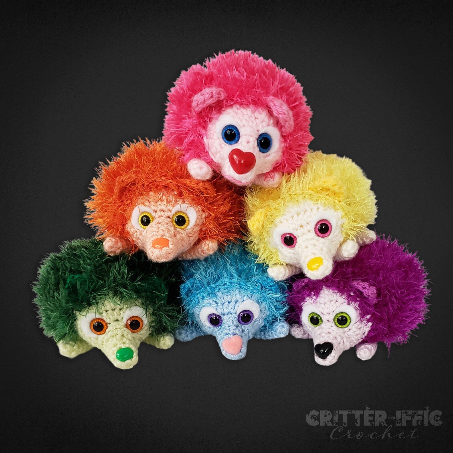 Hedgehog Amigurumi Crochet Pattern Woodland Animal Scrubby - Etsy