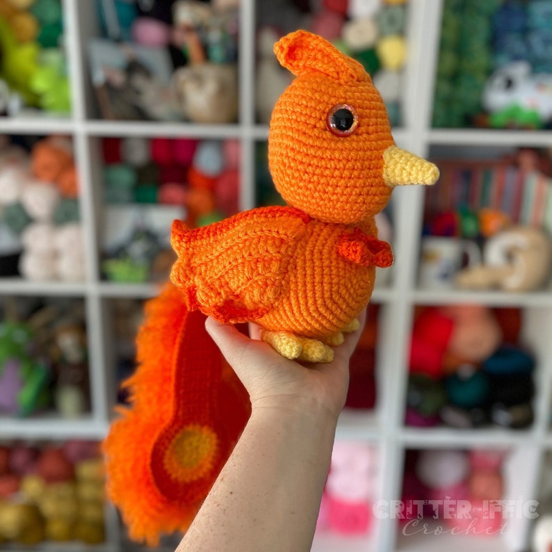 Phoenix Amigurumi Crochet Pattern Ashley the Magical Fire - Etsy