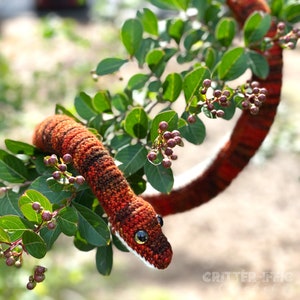 Ball Python Amigurumi Crochet Pattern, Betty the Realistic Plush Snake ...