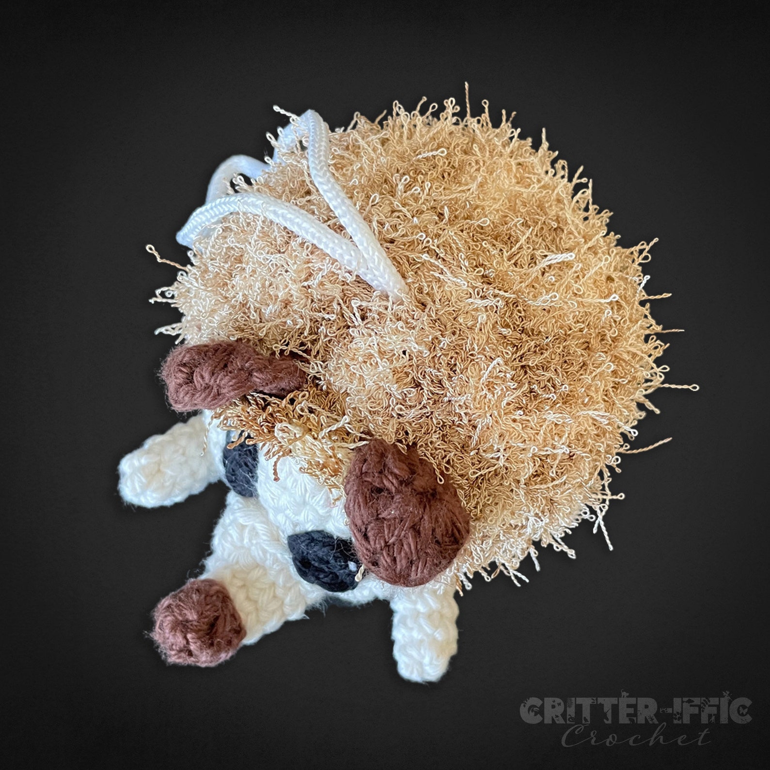 Hedgehog Amigurumi Crochet Pattern Woodland Animal Scrubby - Etsy