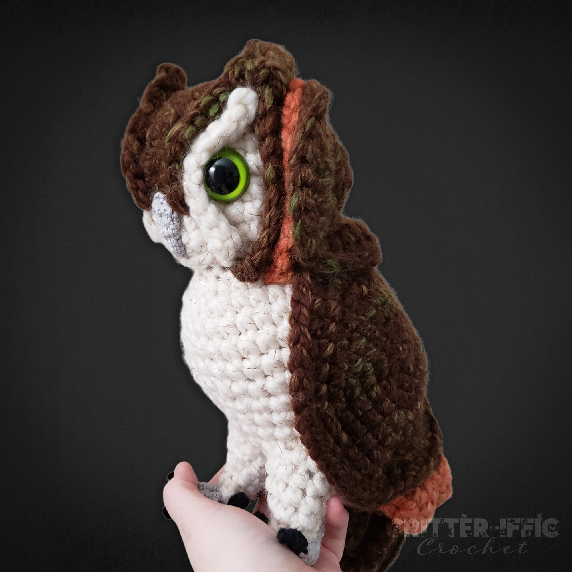 Screech Owl Amigurumi Crochet Pattern Realistic Plush Bird of - Etsy UK