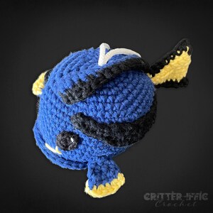 Blue Tang Fish Amigurumi Crochet Pattern Ocean Animal Sea - Etsy