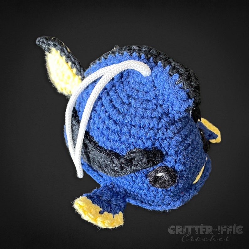 Blue Tang Fish Amigurumi Crochet Pattern Ocean Animal Sea - Etsy