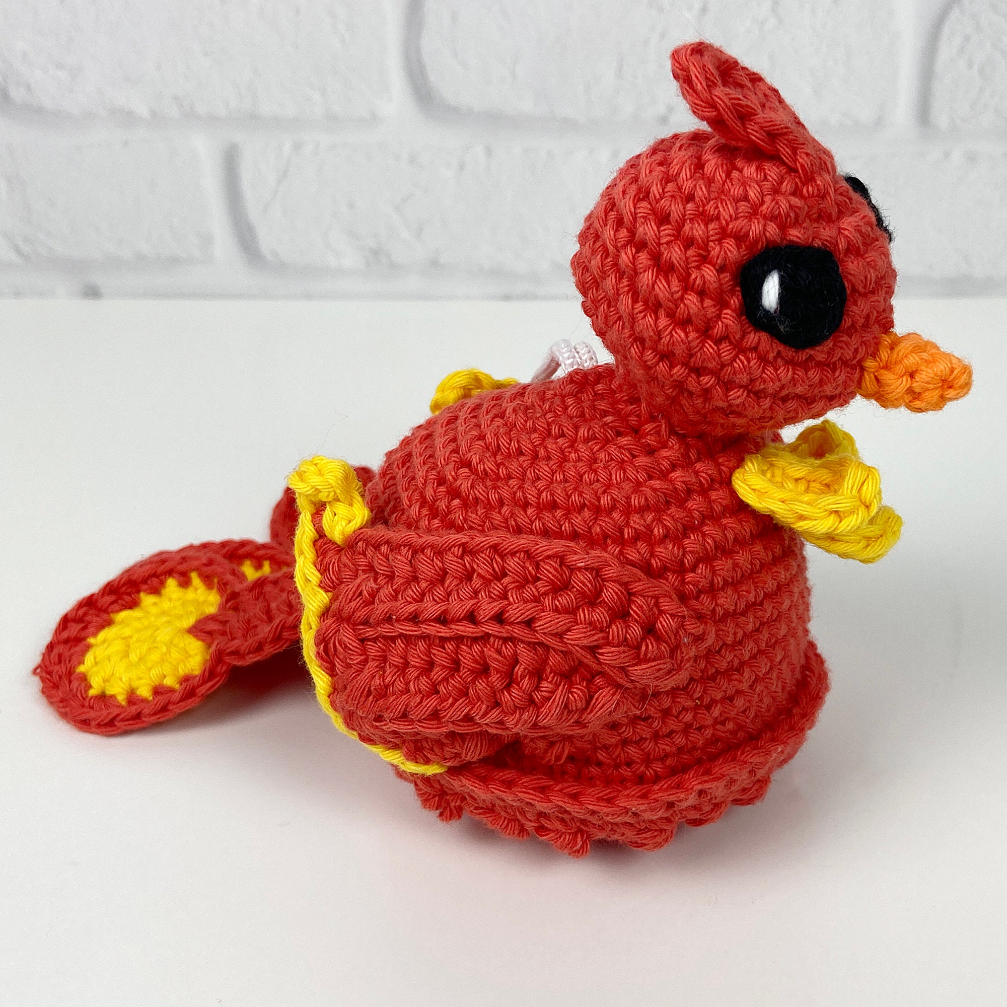 Crochet Sewing & Fiber Kits & How To Ashley the Phoenix Scrubby ...