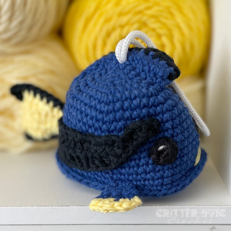 Blue Tang Fish Amigurumi Crochet Pattern Ocean Animal Sea - Etsy