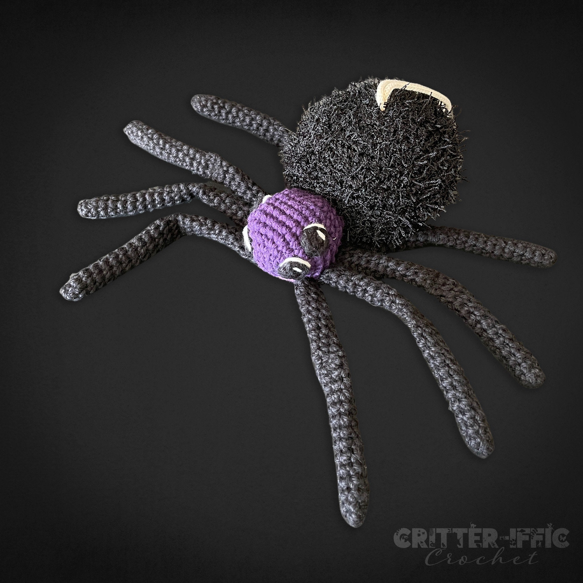 Spider Amigurumi Crochet Pattern Arachnid Bath Scrubby Insect - Etsy UK