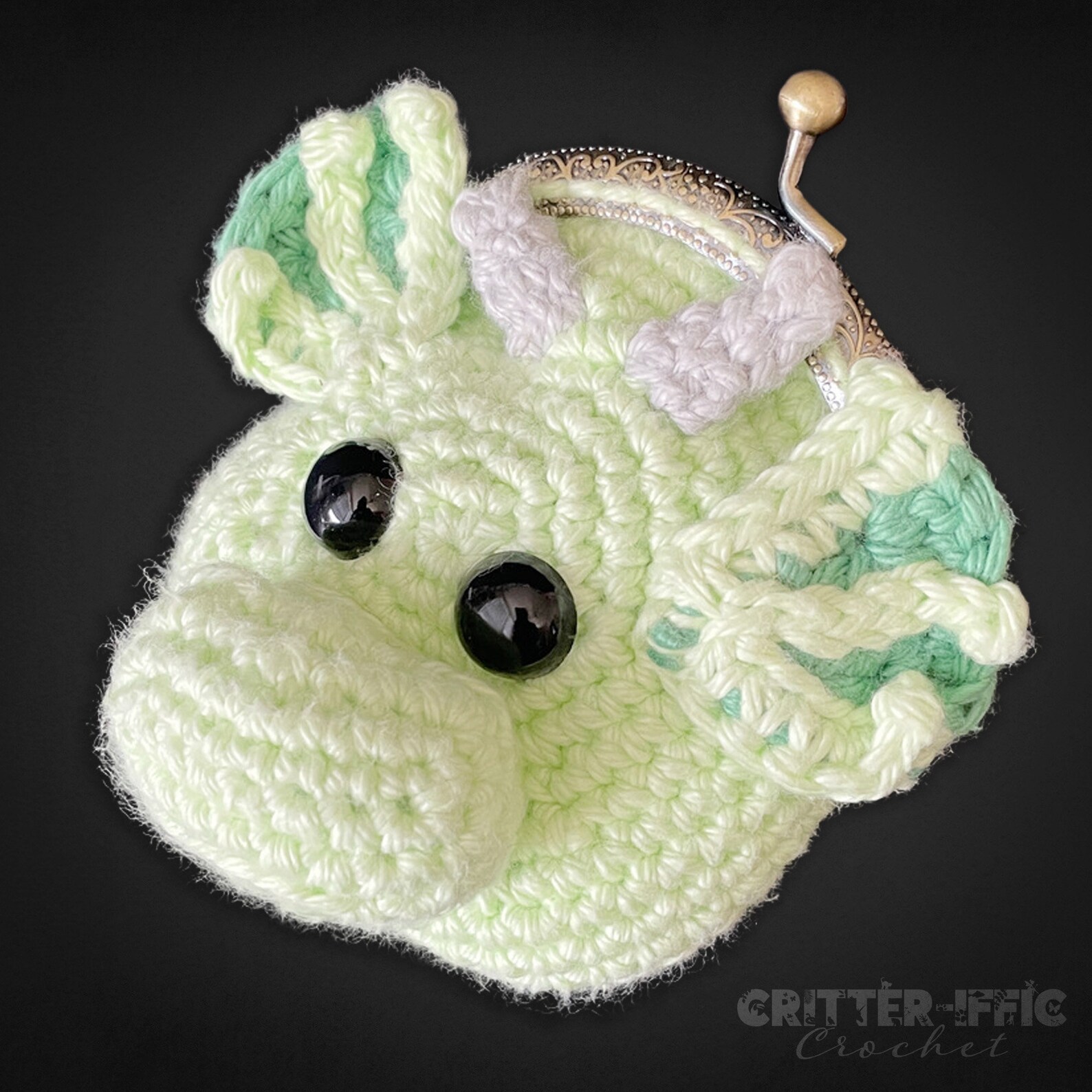 Dragon Coin Purse Crochet Pattern Magical Creature Clasped - Etsy