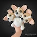 Corgi Dog Amigurumi Crochet Pattern, Crowley the Cerberus Three Headed ...