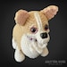 Corgi Dog Amigurumi Crochet Pattern, Crowley the Cerberus Three Headed ...