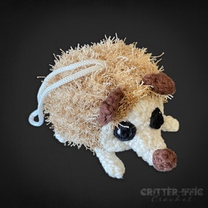 Hedgehog Amigurumi Crochet Pattern, Woodland Animal Scrubby Plush ...