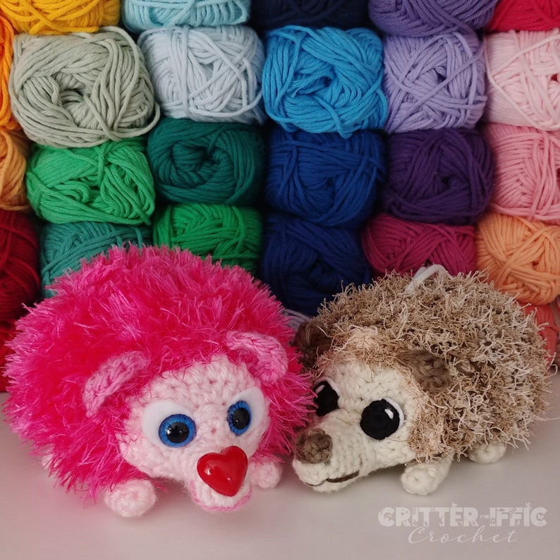 Hedgehog Amigurumi Crochet Pattern Woodland Animal Scrubby - Etsy